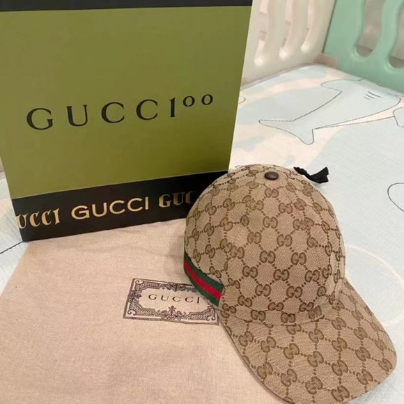 Gucci | Accessories | Gucci Canvas Baseball Cap | Poshmark